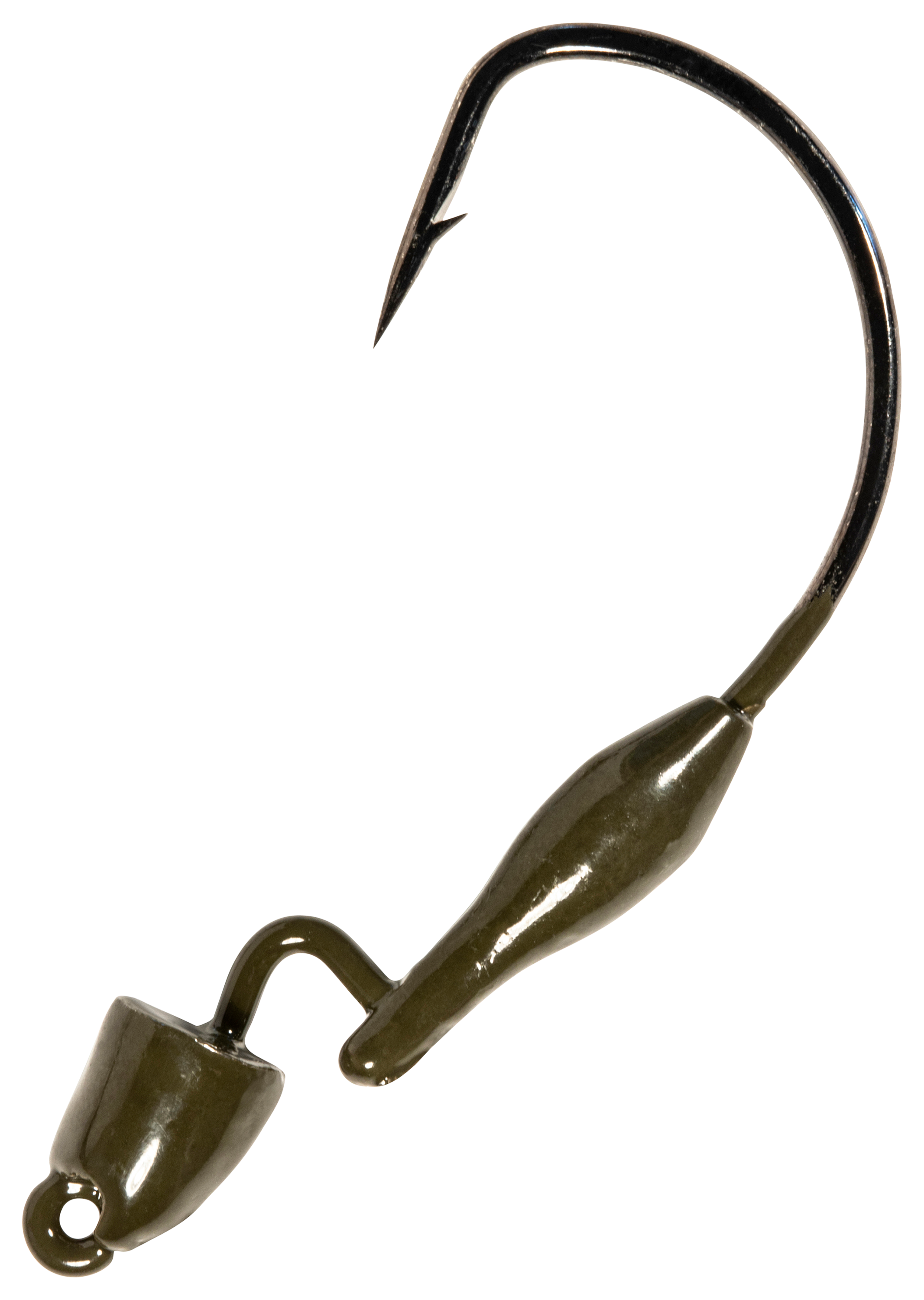 Z-Man Pro BulletZ Weedless Jigheads - 1/4 oz. - 4/0 - Green Pumpkin ...